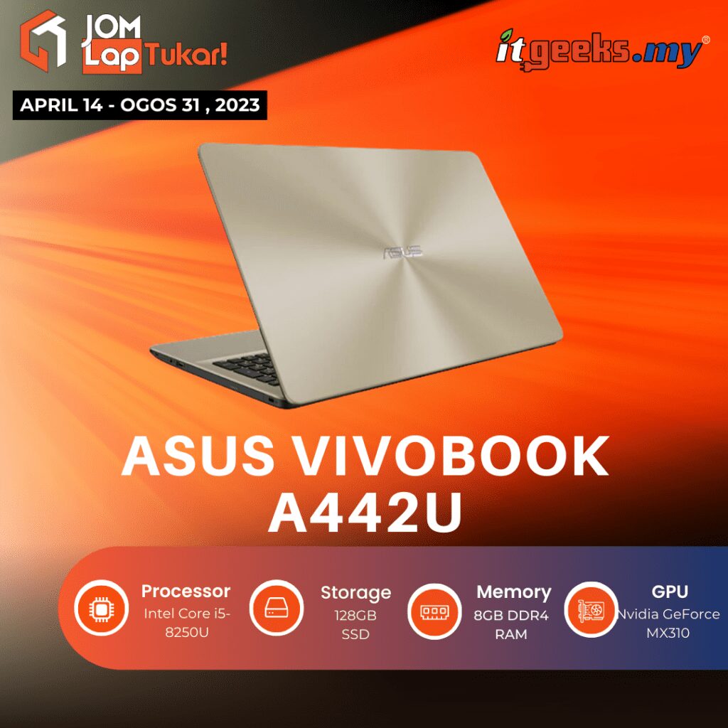 ASUS VIVOBOOK A442U-GOLD - ITGEEKS MY